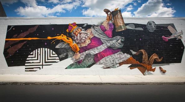 Streetside Brewery Mural - Craft Beer Joe